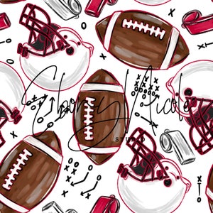 Football Seamless File, Sports Repeat Pattern,sports Colors ...