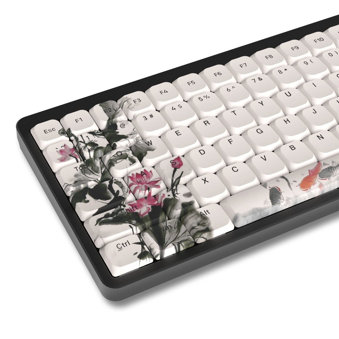 Flower Low Profile Keycaps Set 116 Keyboard Keys PBT Keycaps - Etsy ...