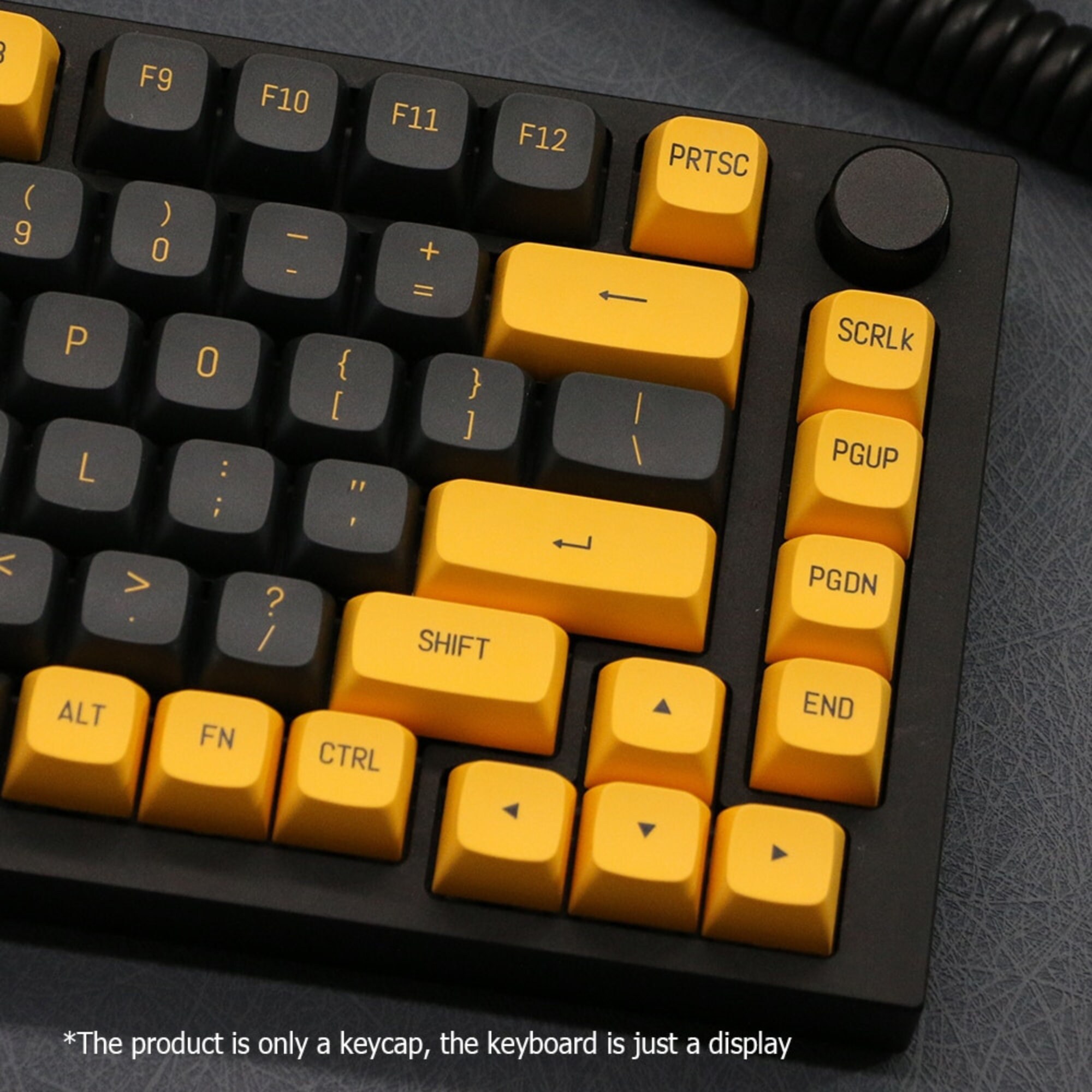 Black and Yellow Keycap Set 149 Keyboard Keys Double Shot - Etsy Australia