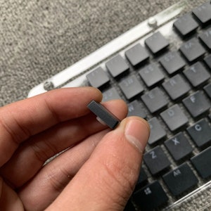 Low Profile Keycaps Set, Shine Through Double-shot ABS Keycaps, Backlit ...