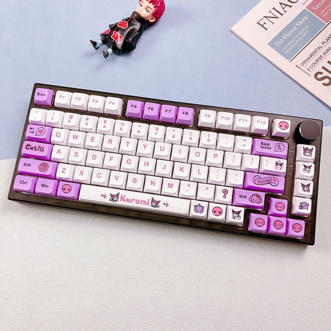 Anime Cute Keycap Set, 126 Pcs XDA Profile, PBT Keycaps, Mechanical ...