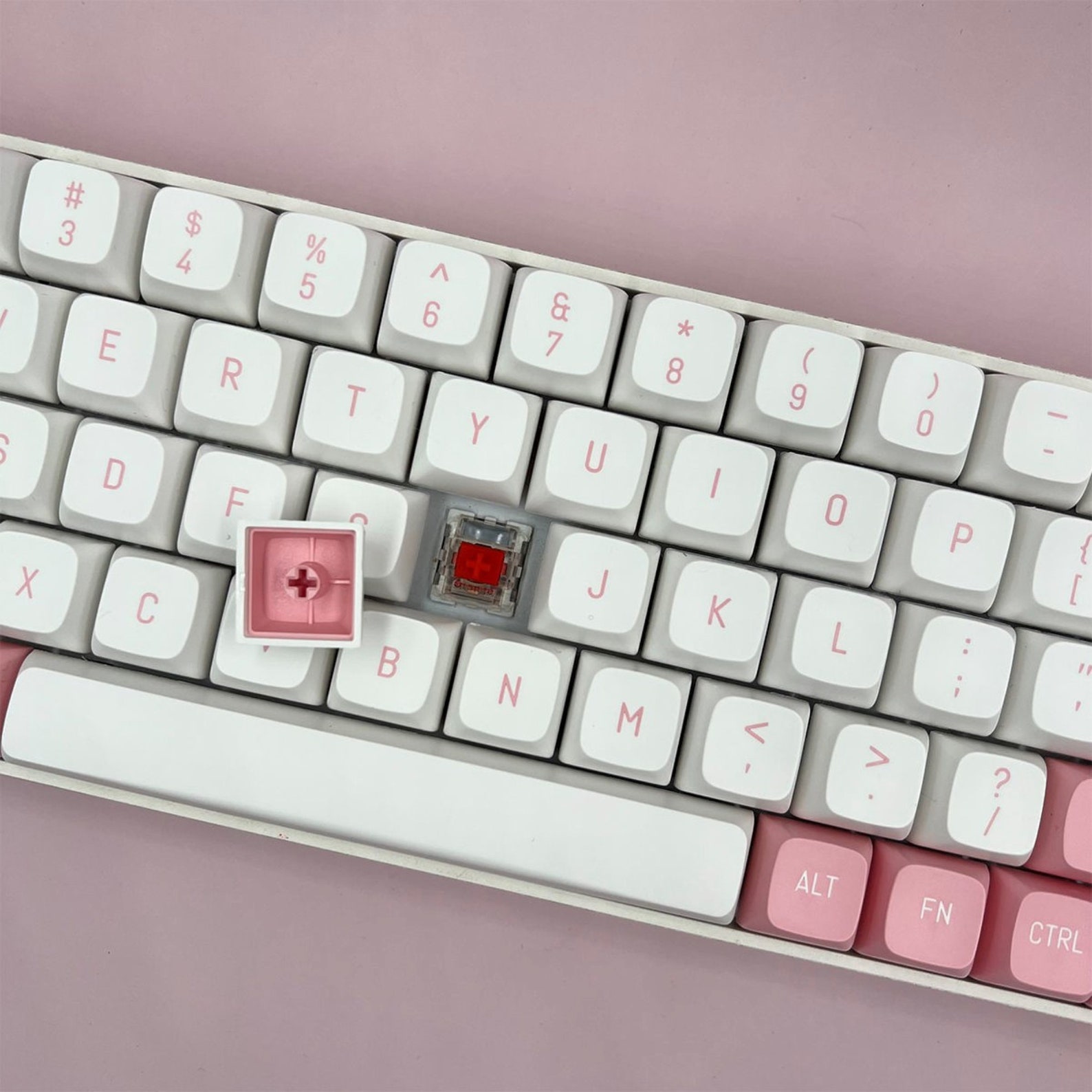 Pink Keycaps Set 149 Keys Cute Keycap PBT Cherry MX Switch - Etsy