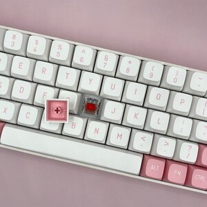 Pink Keycaps Set, 149 Keys Cute Keycap PBT, Cherry MX Switch Mechanical ...