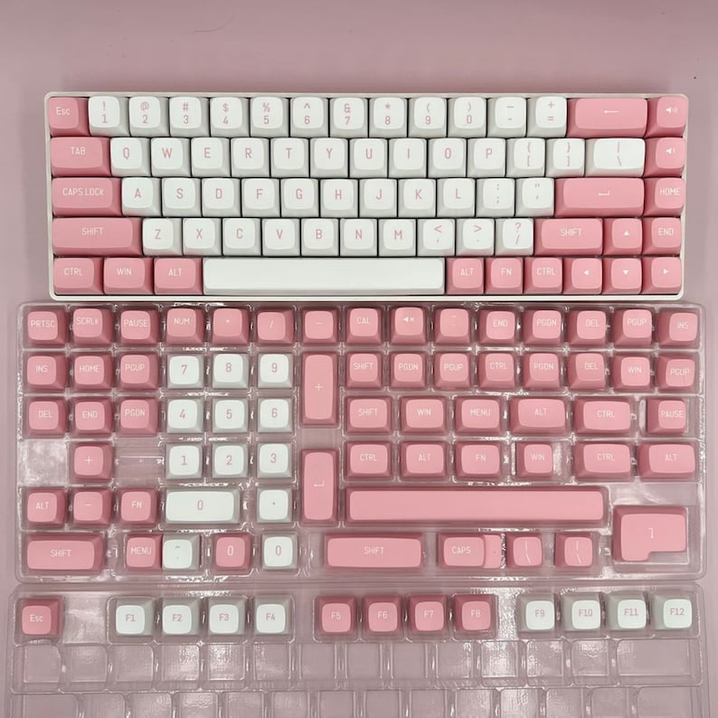 Pink Keycaps Set 149 Keys Cute Keycap PBT Cherry MX Switch - Etsy
