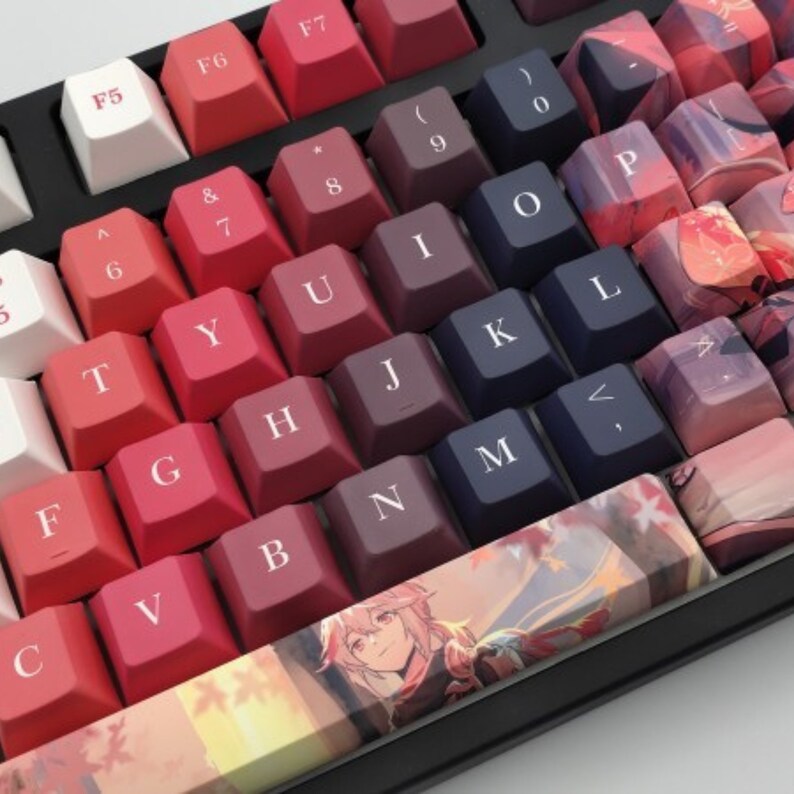 Anime Keycap Set PBT Keycap 137 Keyboard Keys for Cherry Mx - Etsy