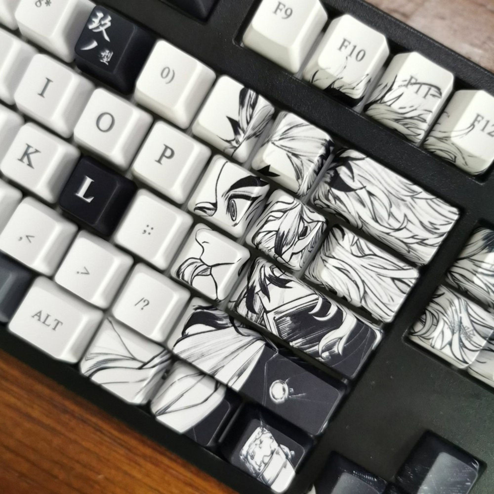 Ninja Anime Keycap Keycaps Set Gamer Keycap 108 Keyboard - Etsy Canada
