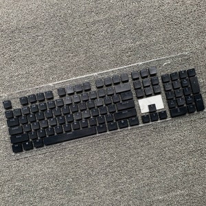 Low Profile Keycaps Set, Shine Through Double-shot ABS Keycaps, Backlit ...