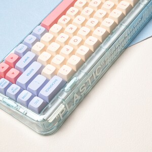 132pcs Marshmallow Theme Keycap Set, Macaron Color Kawaii Keycap Set ...