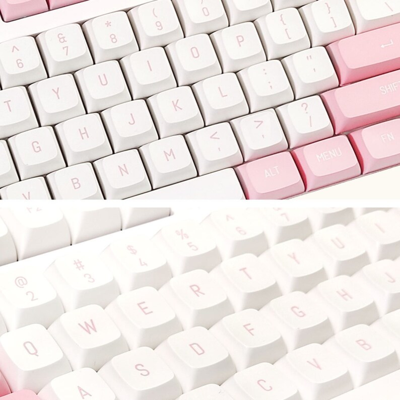 Pink Keycaps Set 149 Keys Cute Keycap PBT Cherry MX Switch - Etsy
