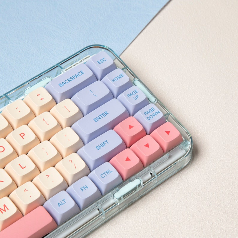 132pcs Marshmallow Theme Keycap Set Macaron Color Kawaii - Etsy