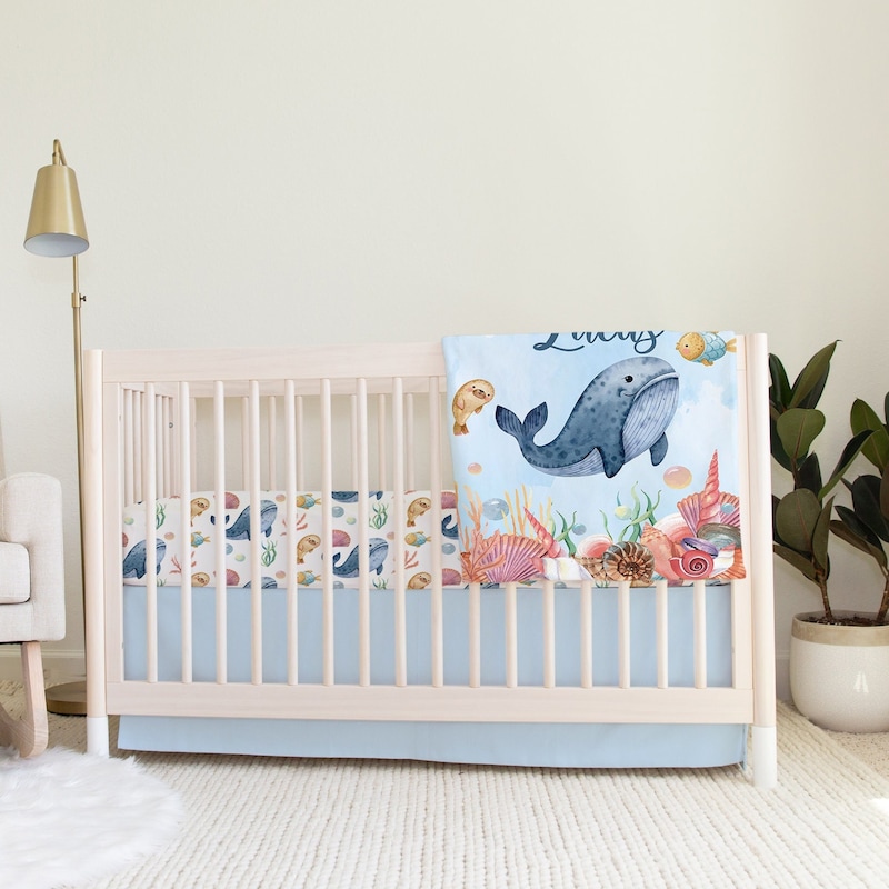 Under the Sea Crib Sheet - Etsy