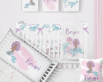 Mermaid Nursery Bedding | Etsy
