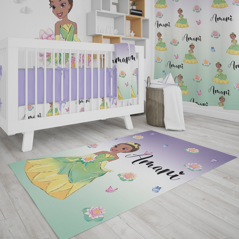 Princess Crib Beddingprincess Sheet Baby Girl Nursery Crib | Etsy