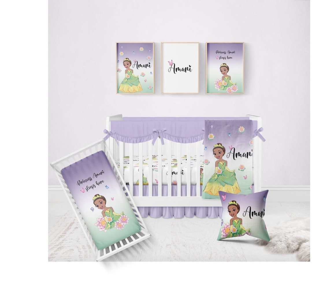 Princess Crib Bedding,princess Sheet, Baby Girl Nursery, Crib Bedding ...