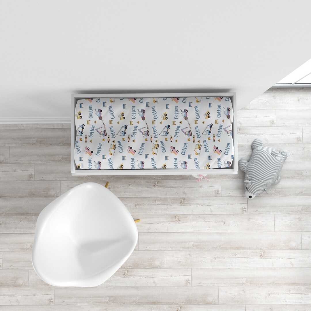 Construction Changing Pad Cover, Baby Boy Changing Pad, Cars Changing ...