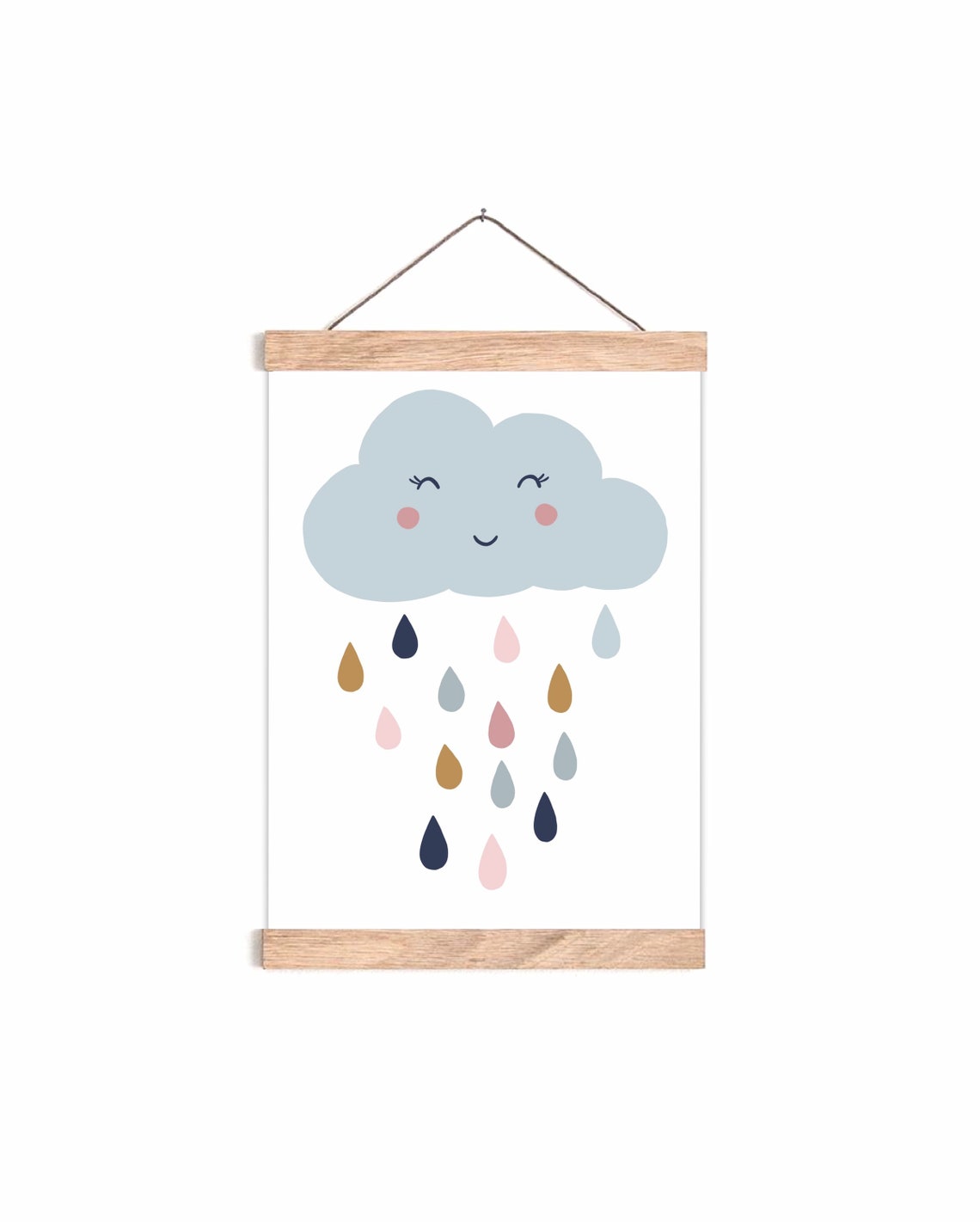 Cloud Print | Playroom Decor | Nursery Decor | Kids Wall Art - Etsy