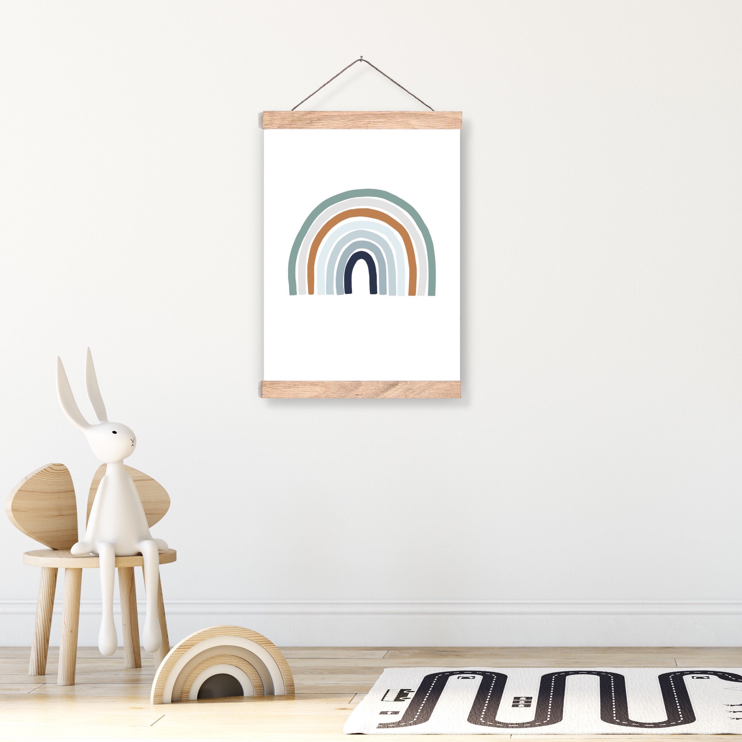 Rainbow Print | Nursery Print | Playroom Print - Etsy