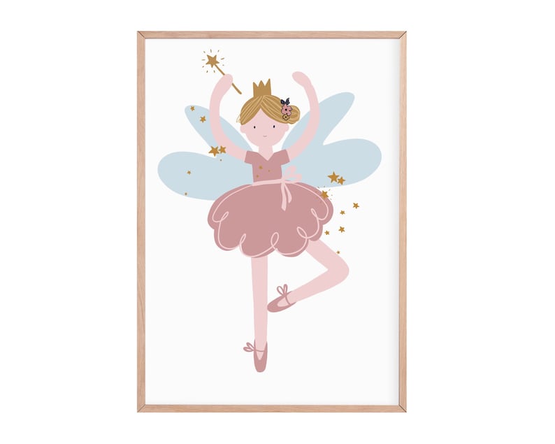Personalised Fairy Print | Dancing Fairy - Etsy