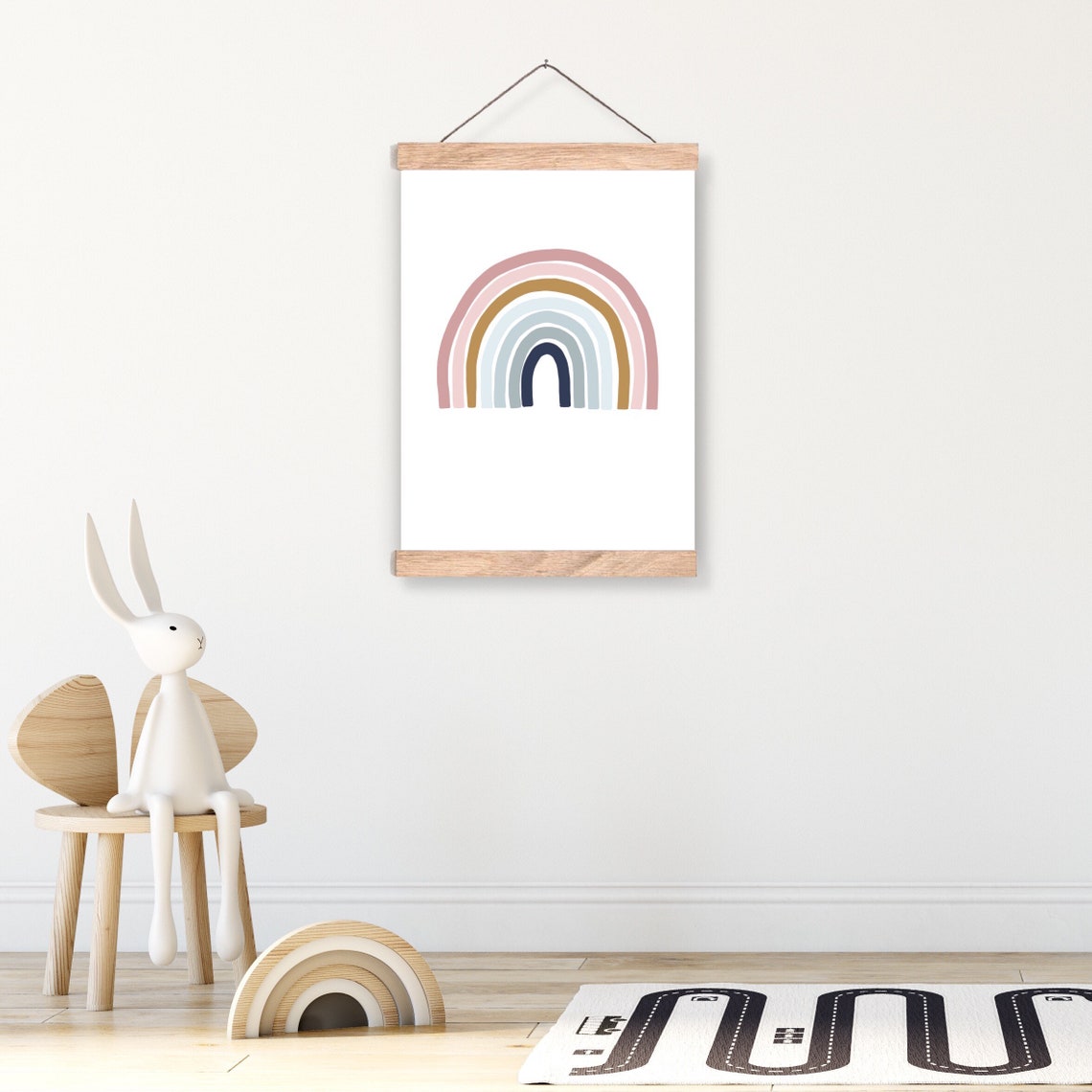 Rainbow Print Nursery Prints Playroom Decor Nursery - Etsy UK