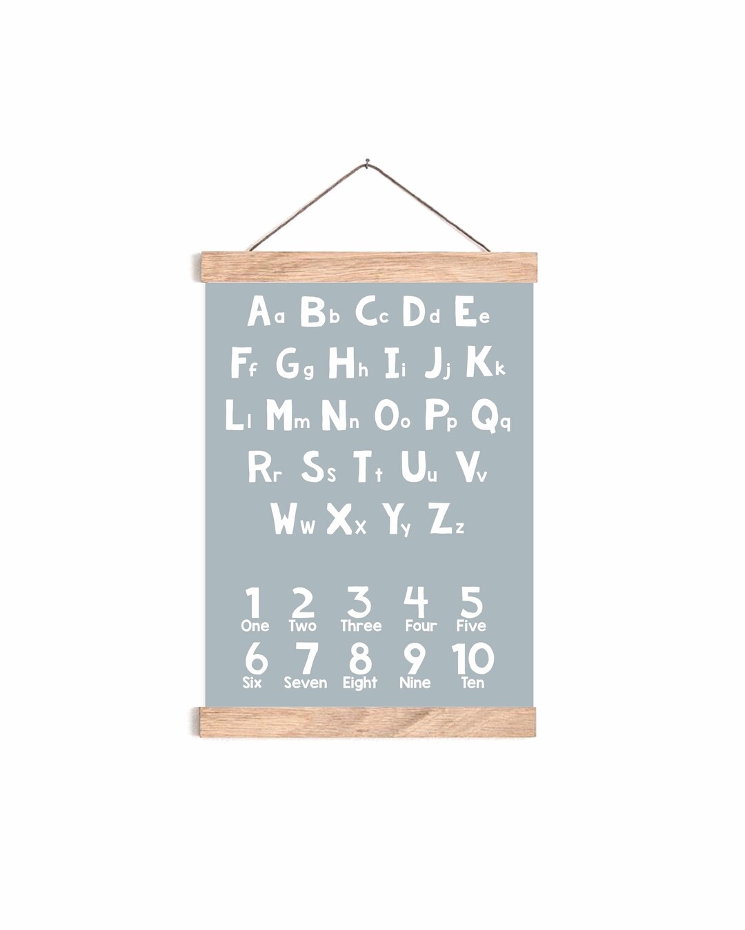 Abc Print | Educational Children’s Prints | Abc Print | Number Print ...
