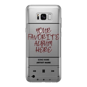 IPhone Custom Music Plaque Personalized Music Player Case Song Art ...
