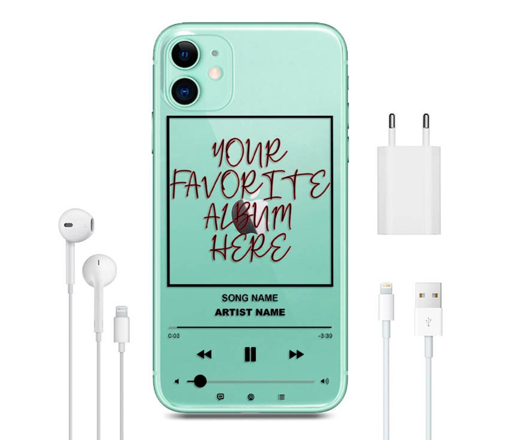 IPhone Custom Music Plaque Personalized Music Player Case Song Art ...