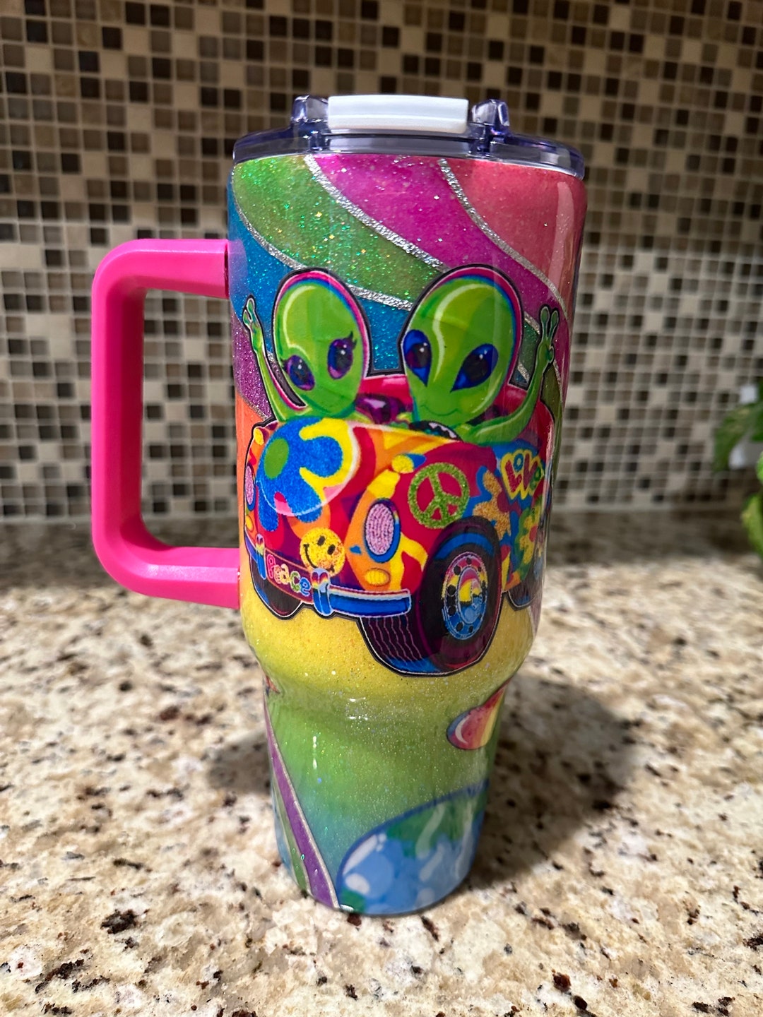 Rainbow Tumbler, Aliens Tumbler, Planet Tumbler - Etsy