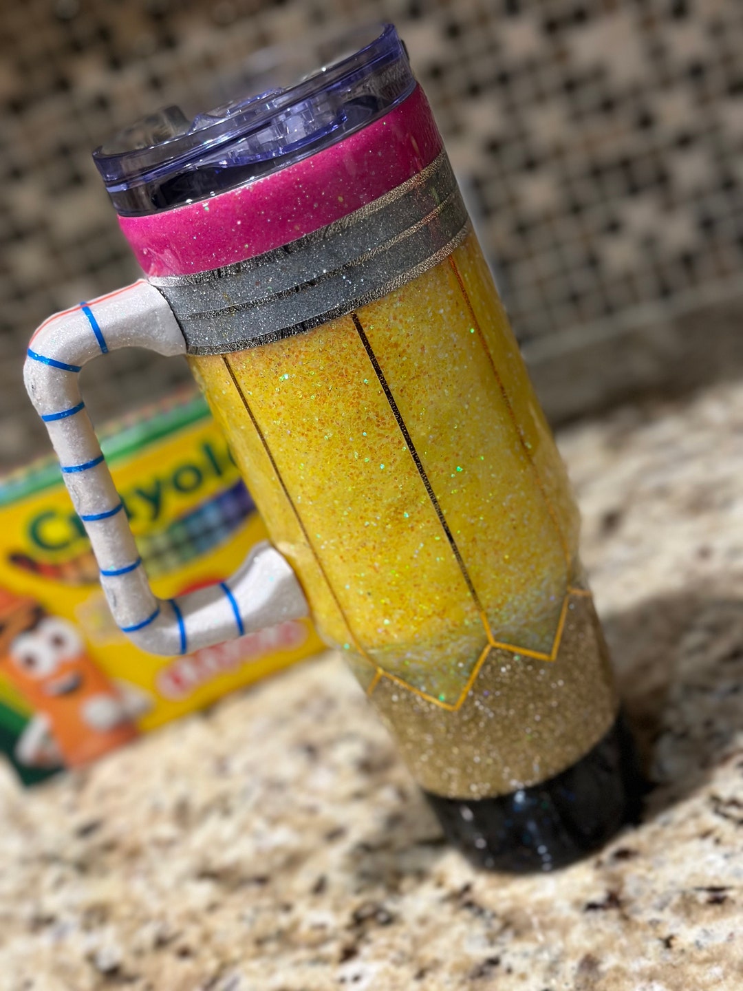 Pencil Tumbler, Pencil, Tumblers, Teacher Tumbler, Custom Tumbler - Etsy