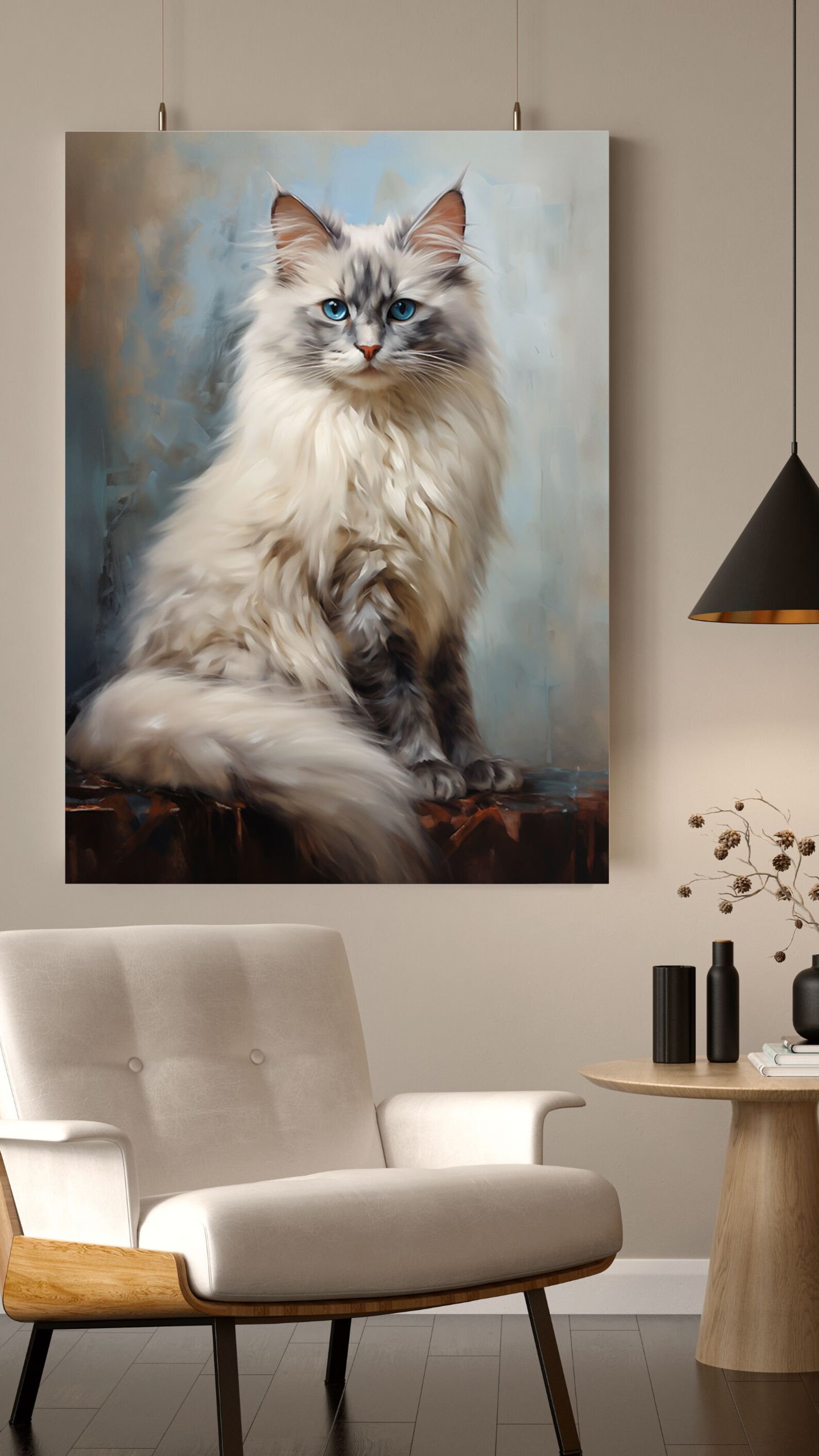 Ragdoll Cat Wall Art, Digital Download, Printable Wall Art, Ragdoll ...