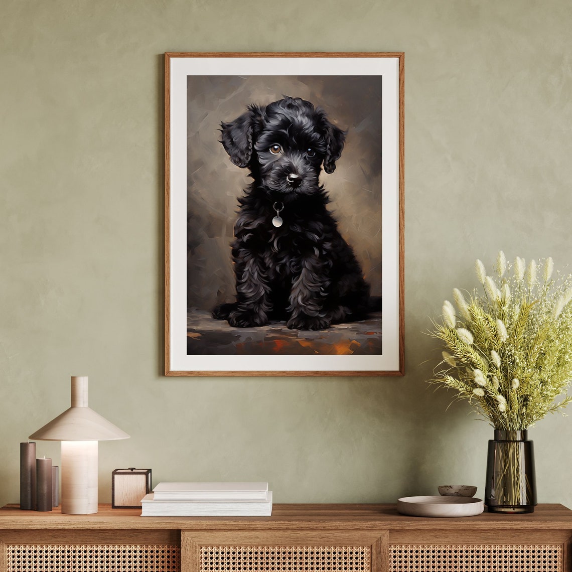 Poodle Artwork, Digital Download, Printable Wall Art, Poodle Gifts ...