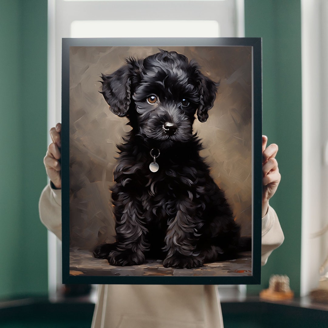 Poodle Artwork, Digital Download, Printable Wall Art, Poodle Gifts ...