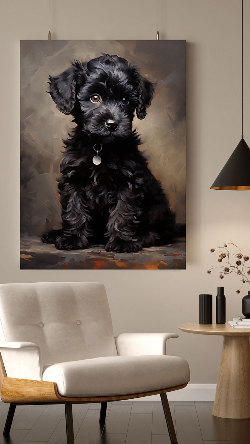 Poodle Artwork, Digital Download, Printable Wall Art, Poodle Gifts ...