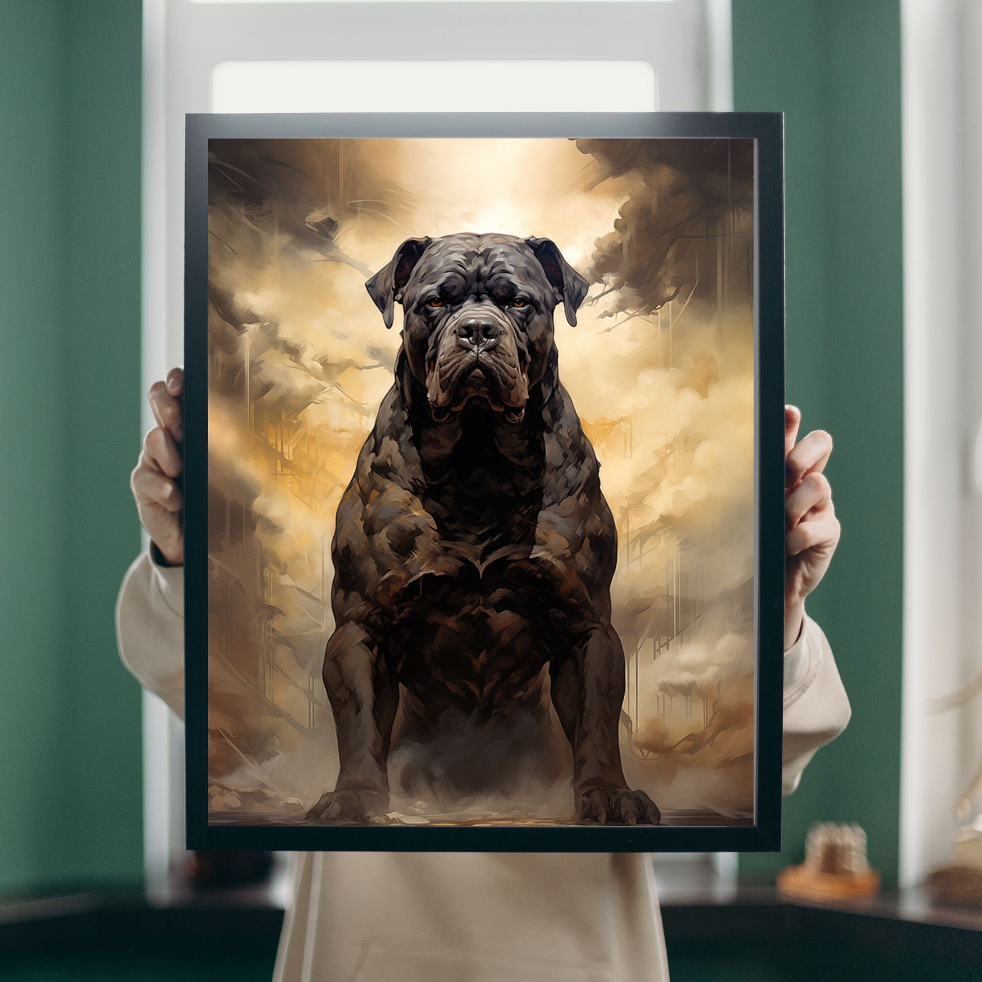 Cane Corso Artwork, Digital Download, Printable Wall Art, Cane Corso ...