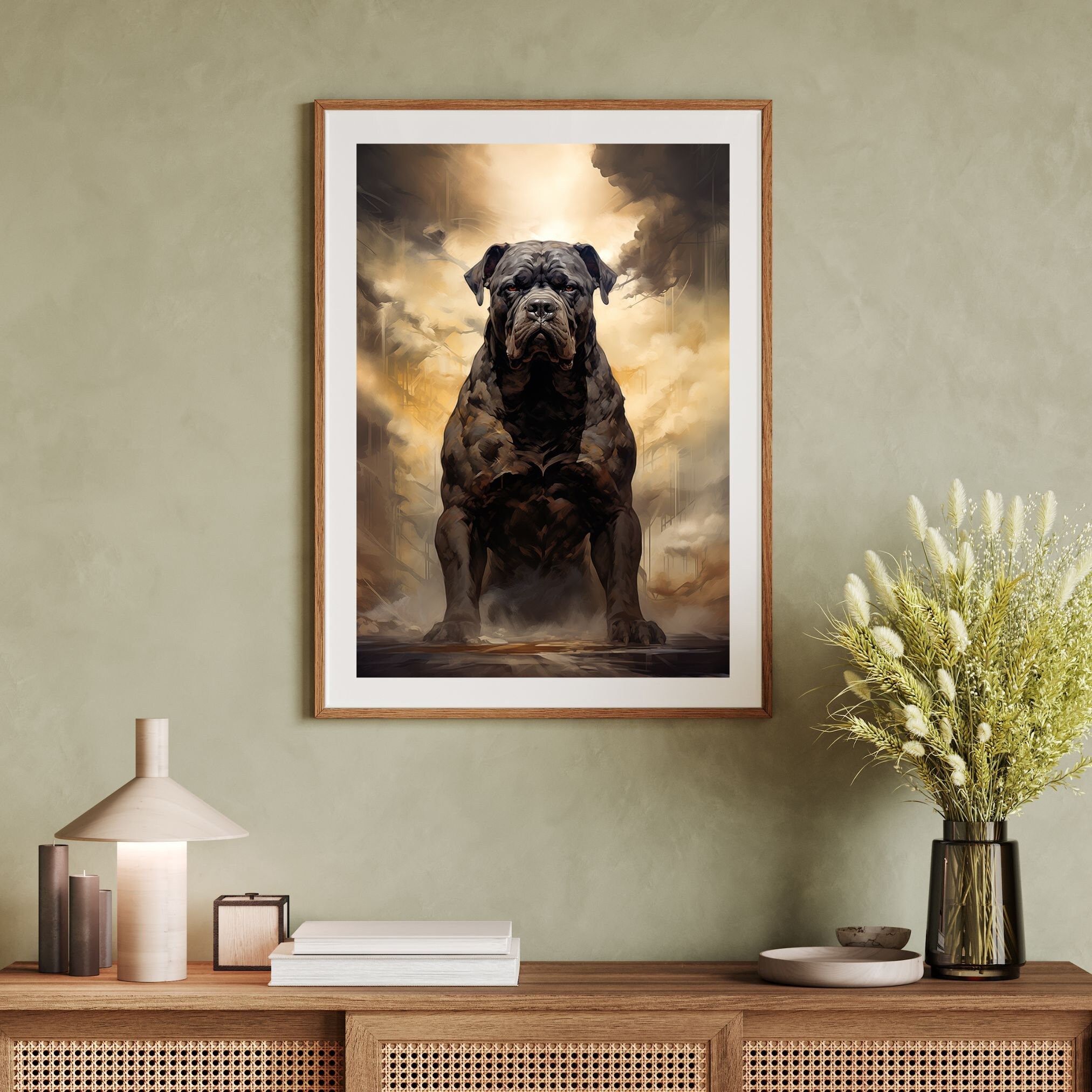 Cane Corso Artwork, Digital Download, Printable Wall Art, Cane Corso ...