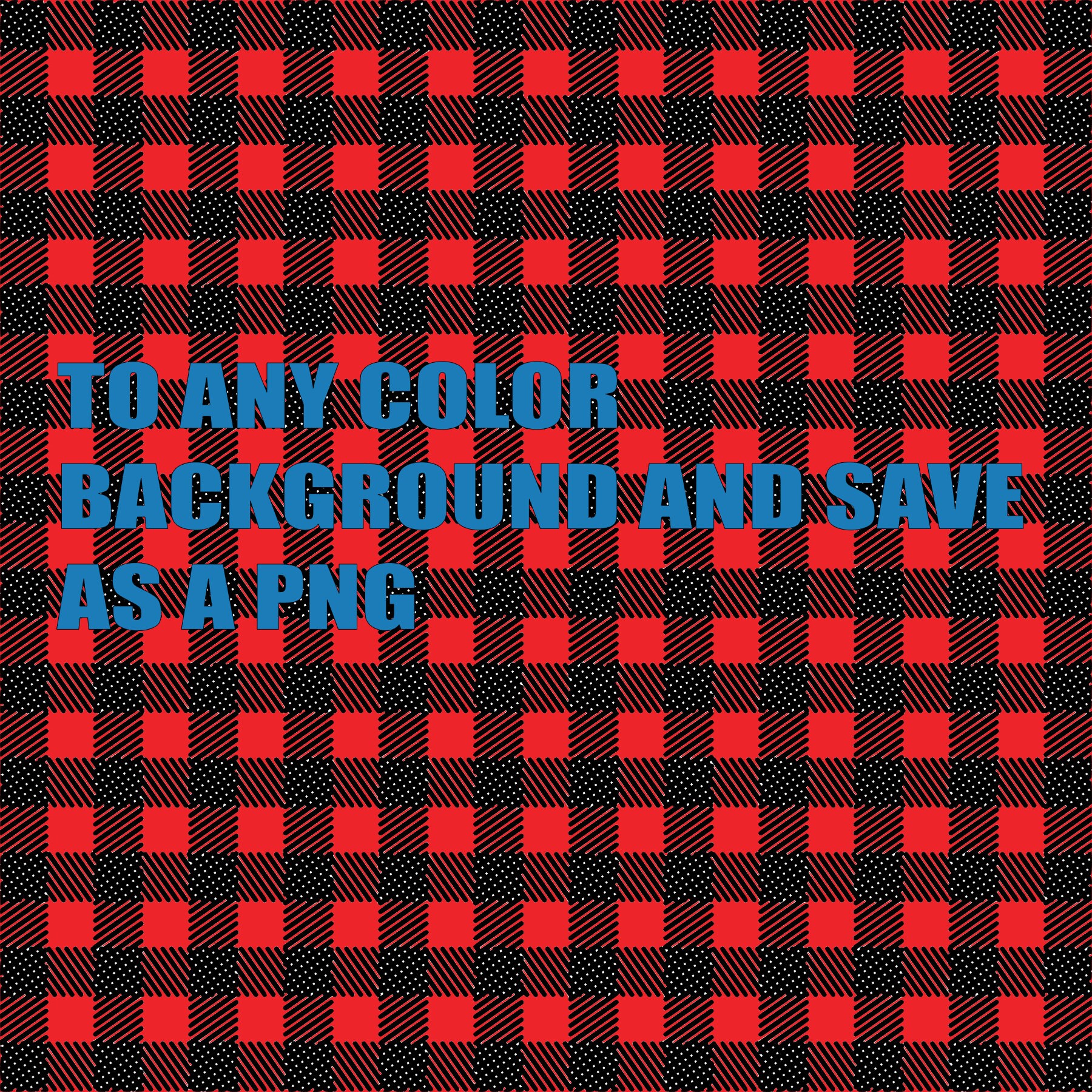 Plaid Template Plus 4 Ready Made Colors, Create Your Own Plaid Shapes ...