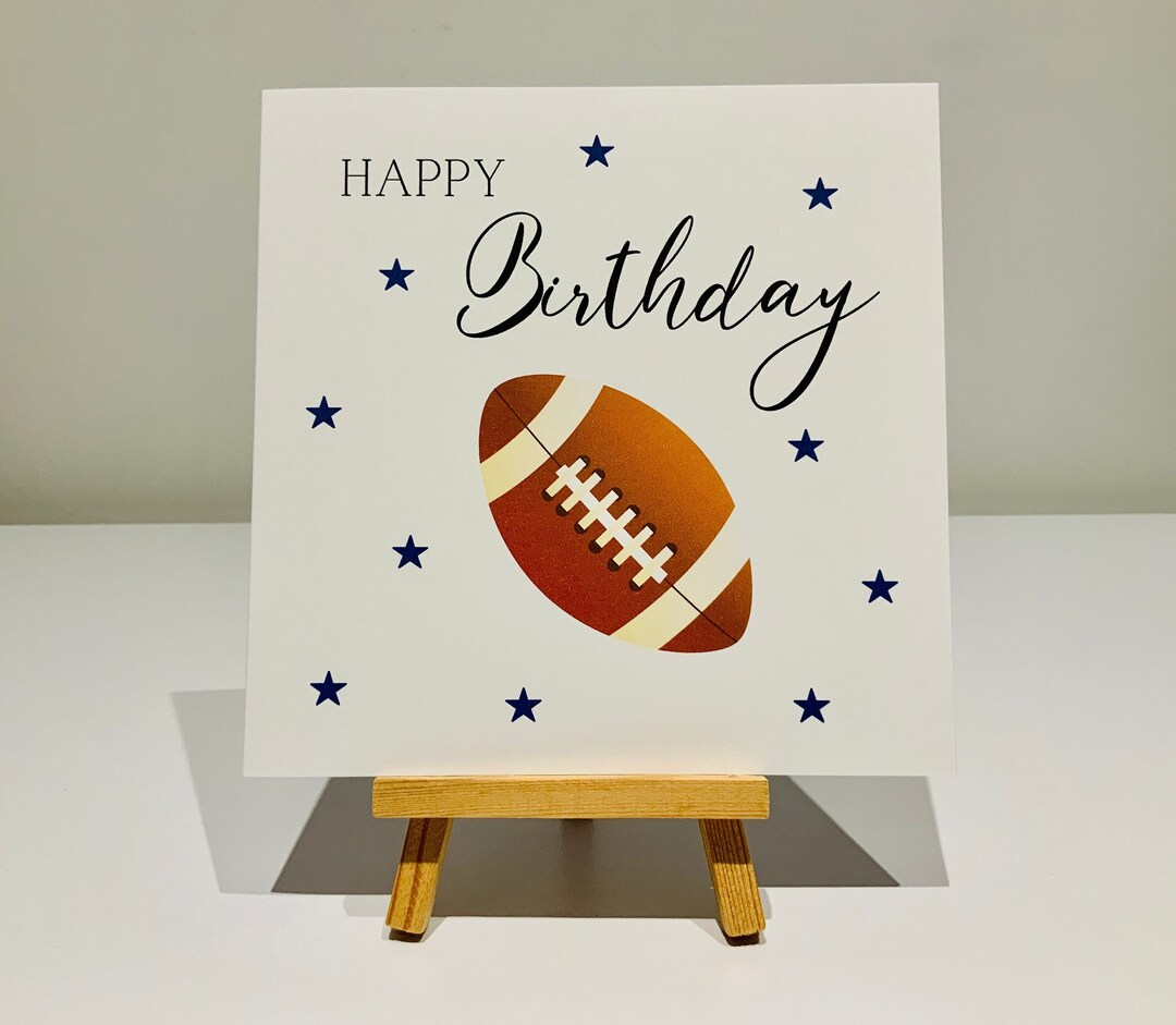 Male Birthday Card, Rugby Birthday Card, Husband, Son, Friend Birthday ...