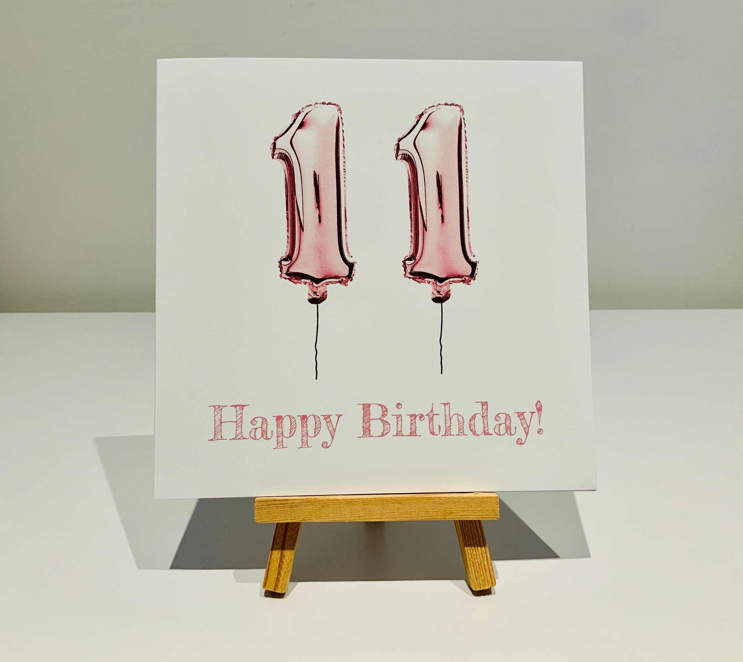 11th Birthday Card Birthday Card Age Birthday Card 11 Year | Etsy