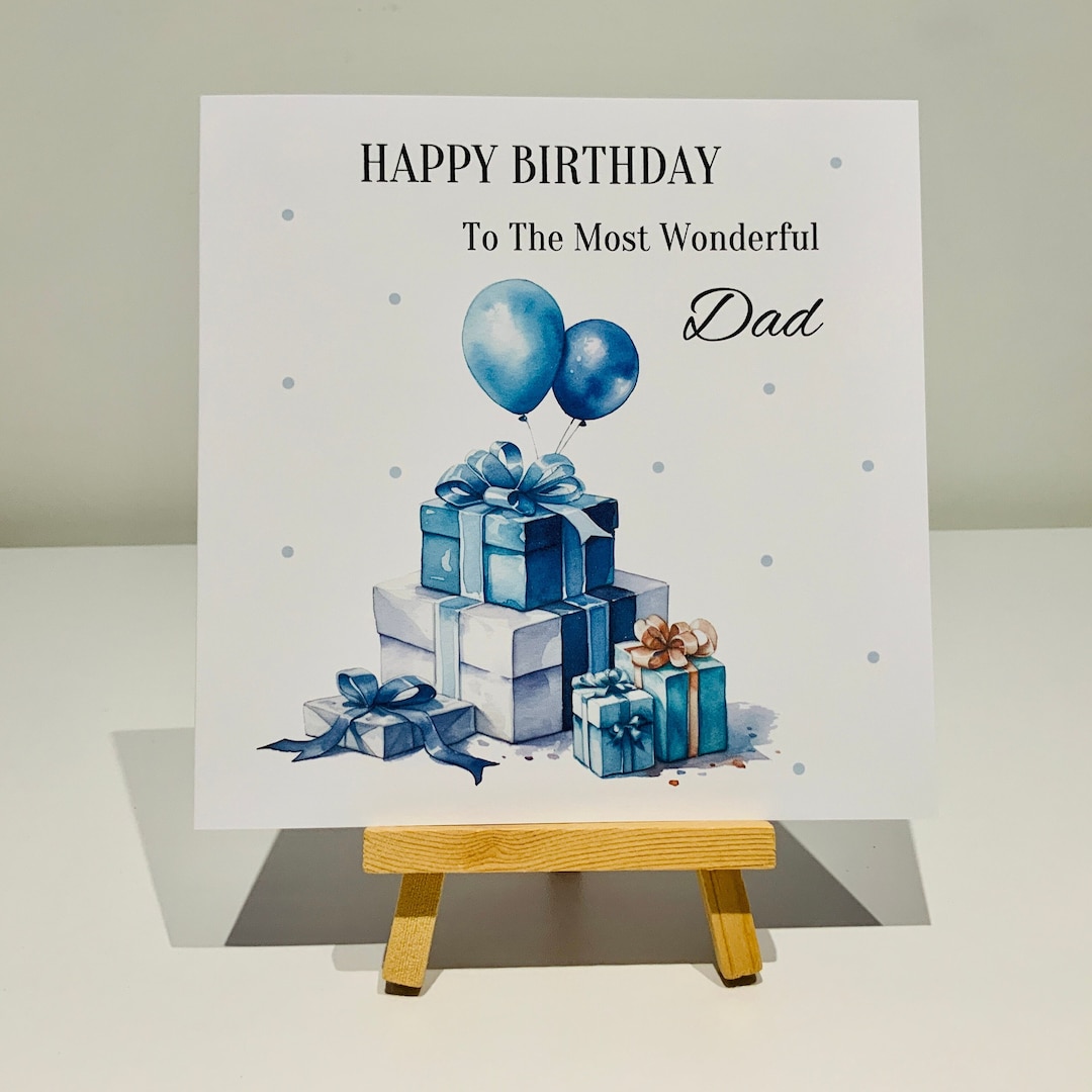 Dad Birthday Card, Birthday Card for Dad, Dad Bday Card, Happy Birthday ...