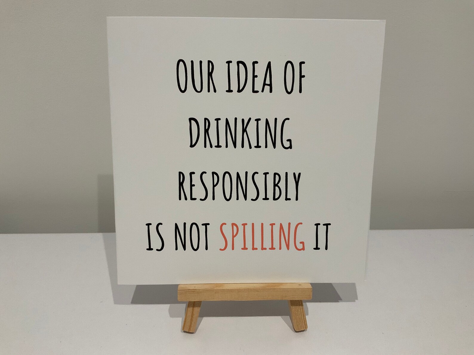 Birthday Card Best Friend Drinking Responsibly Funny - Etsy