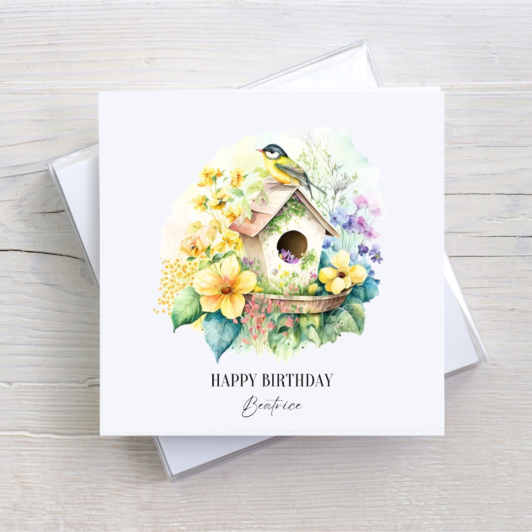 Birthday Card, Personalised Birthday Card, Ladies, Female, Friend ...