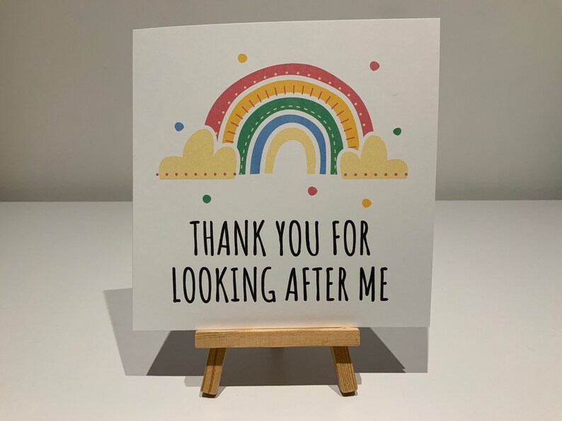Thank You for Looking After Me Card Doctor Nurse Carer | Etsy