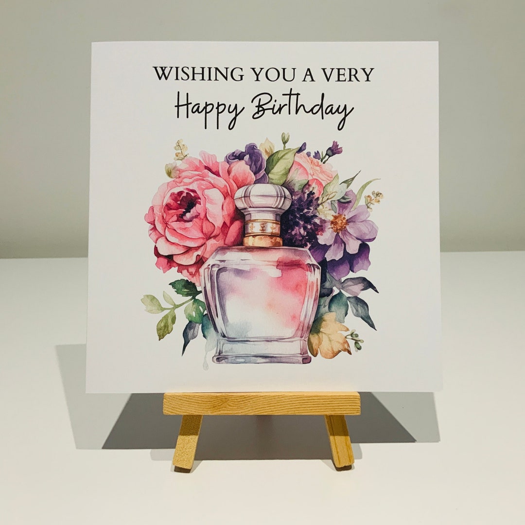 Birthday Card, Female Birthday Card, Ladies Birthday Card, Elegant - Etsy