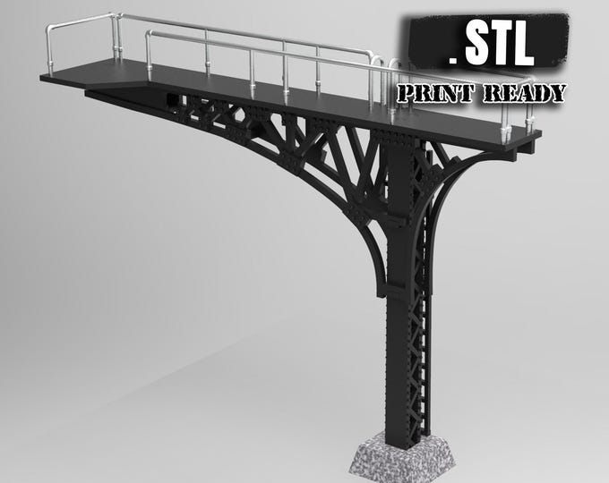Cantilever Signal Bridge Kit, Scale Model Railroad Trackside,stl File,3d Printing,diecast,high ...