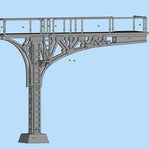 Cantilever Signal Bridge Kit, Scale Model Railroad Trackside,stl File,3d Printing,diecast,high ...