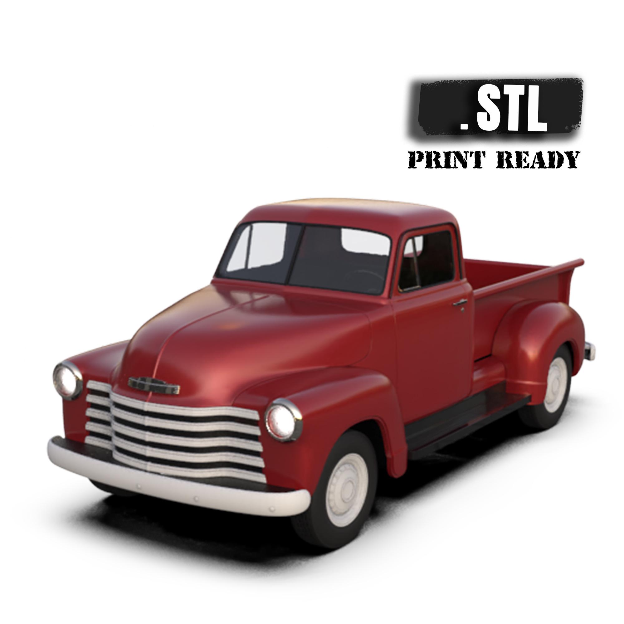 Chevy 3100 Pickup,1951 Truck,ready to Print,stl File,3d Printing Car ...