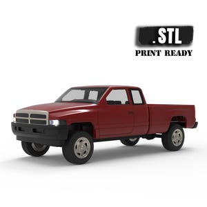 Dodge Extended Quad 2gen,pickup,stl File Ready for 3D Print,3d Printing ...