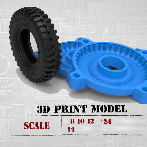 3d Car Wheel Files - Etsy