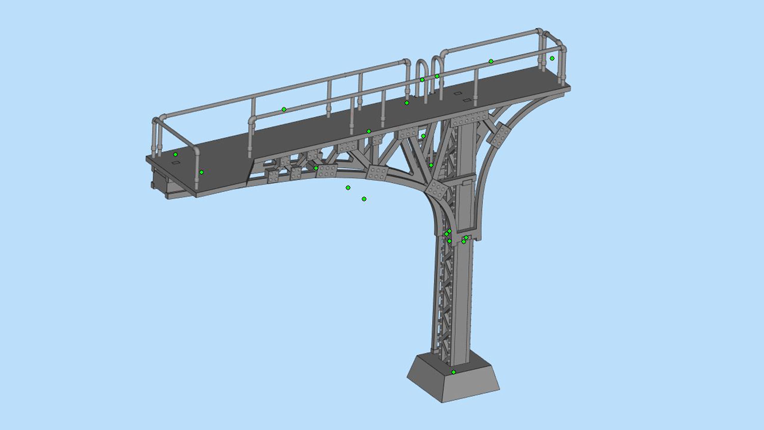 Cantilever Signal Bridge Kit, Scale Model Railroad Trackside,stl File,3d Printing,diecast,high ...