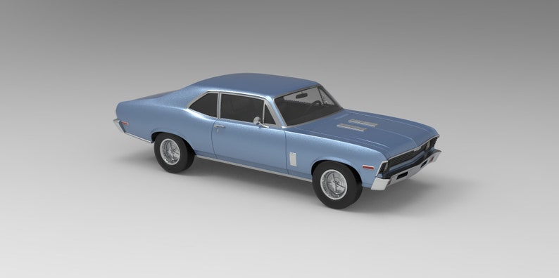 1970 Nova SS Car Drift Cars Ready to Print,stl File,3d Printing Car,stl ...