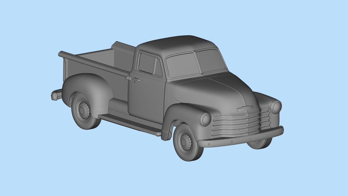 Chevy 3100 Pickup,1951 Truck,ready to Print,stl File,3d Printing Car ...